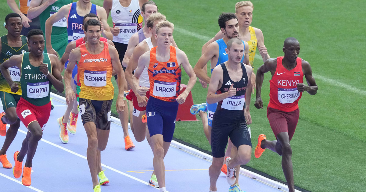 George Mills gets into heated exchange after four-runner collision in ...