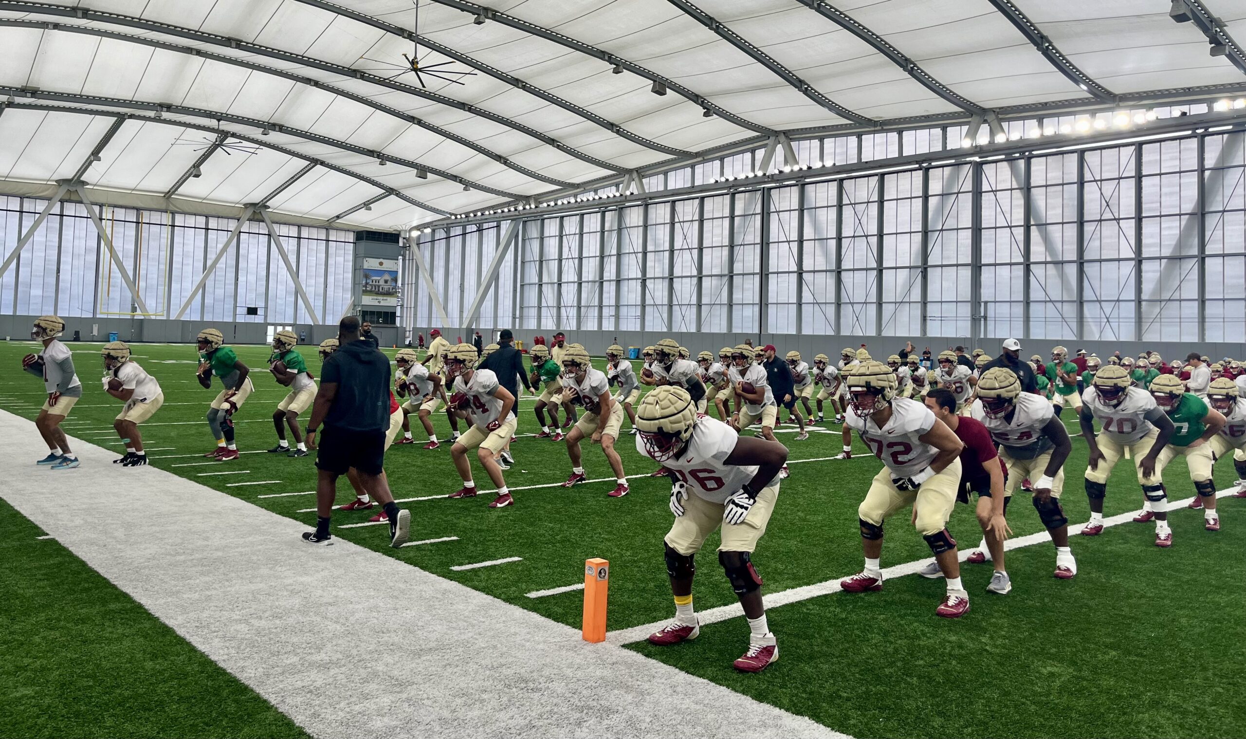 Norvell turns up heat for Florida State's first practice in Jacksonville