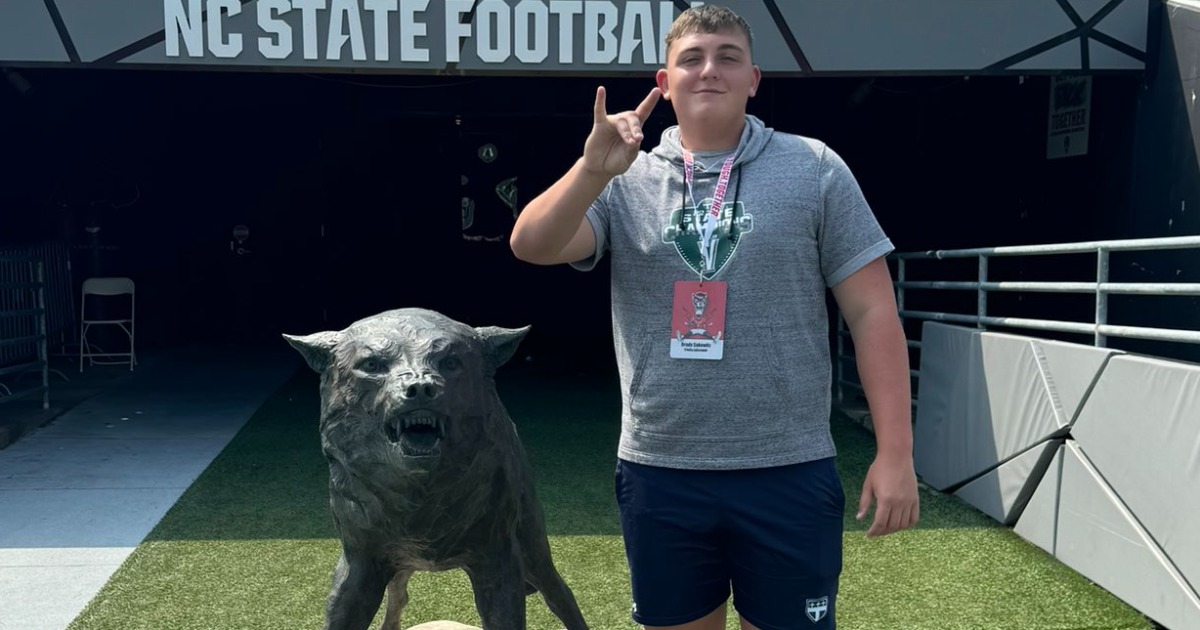 BREAKING: 3-star OT Brady Sakowitz commits to NC State - On3