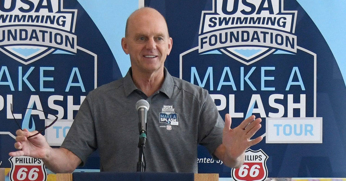 Swimming commentator Rowdy Gaines announces 2028 LA Olympics will be ...
