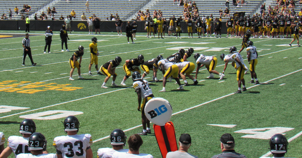Iowa Hawkeyes Kids Day Defensive Highlights