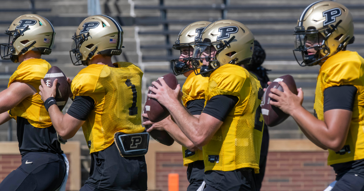 Photo gallery: Purdue training camp practice No. 12 - On3