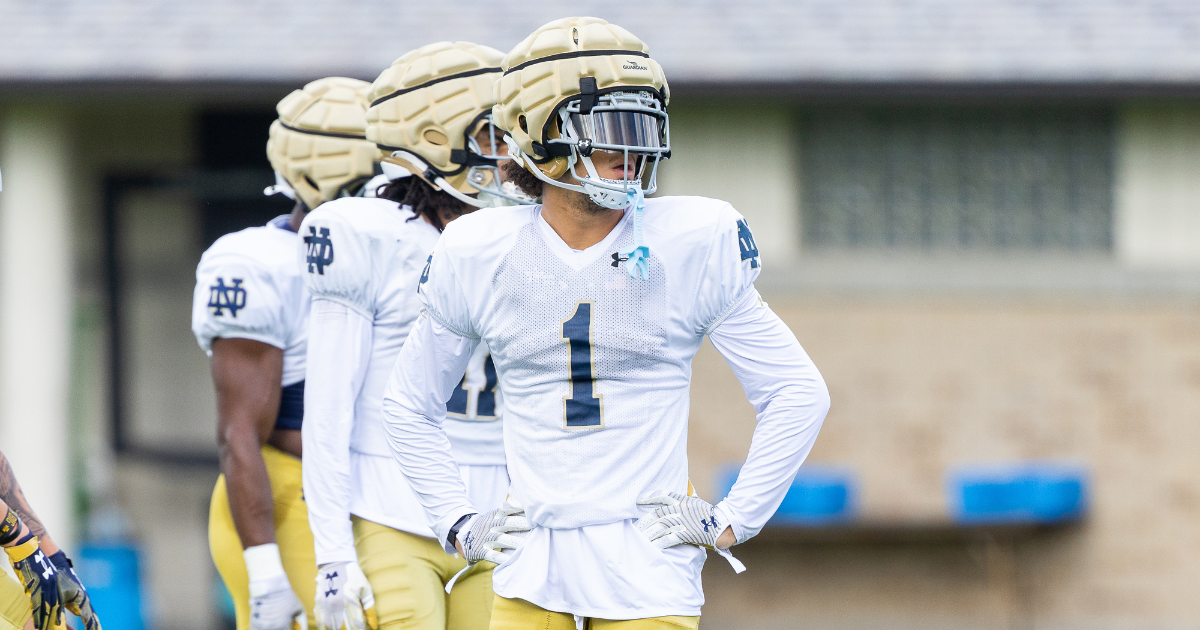 Why Notre Dame wide receivers coach Mike Brown is sticking with six-man split