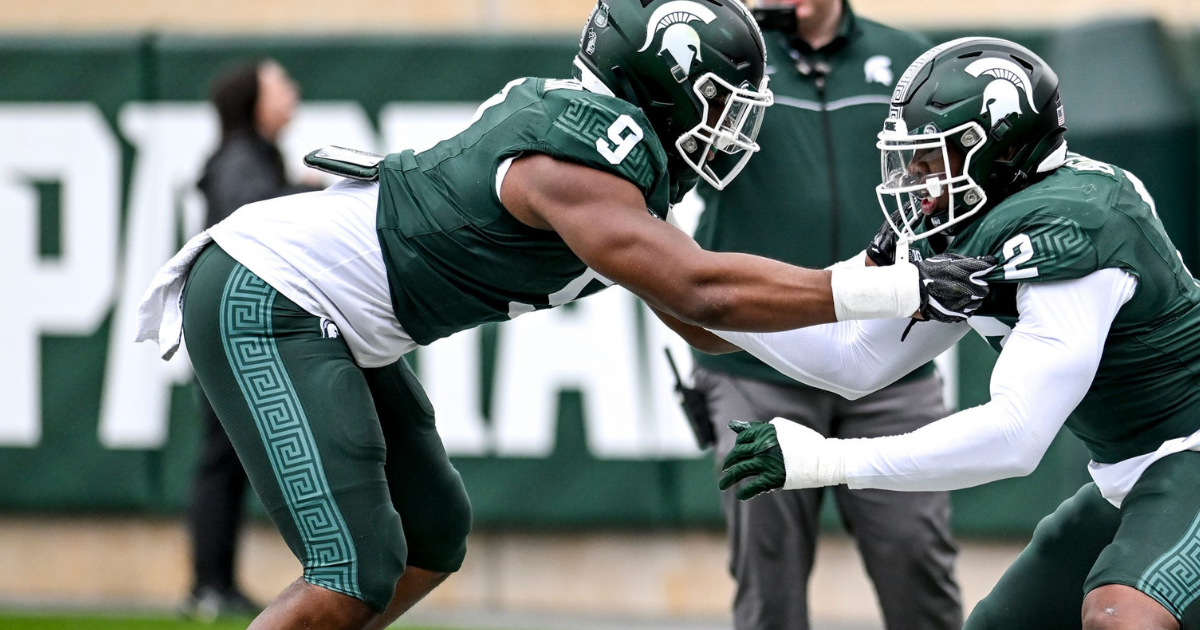 Thompson, Dunnigan standing out at defensive end for Michigan State - On3