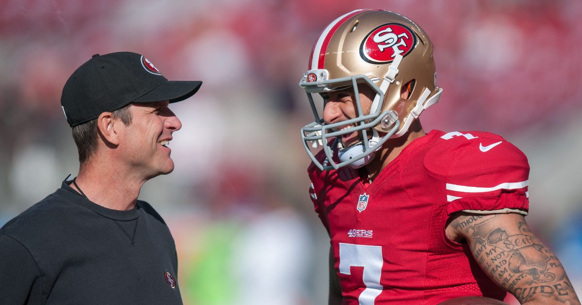 Jim Harbaugh: Colin Kaepernick will not coach, play for Chargers