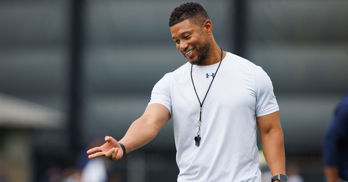 Marcus Freeman shares he played as Texas A&M against his son in College ...