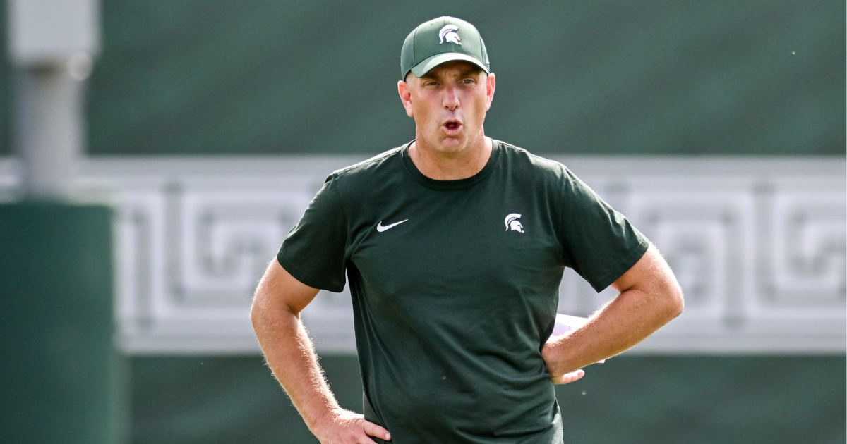 Michigan State OC Brian Lindgren provides updates on offense