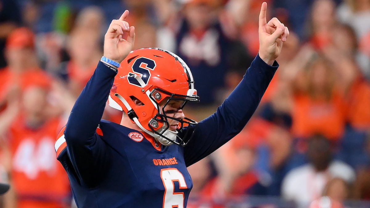 Fran Brown takes playful jab at Ryan Day over Kyle McCord, offers present