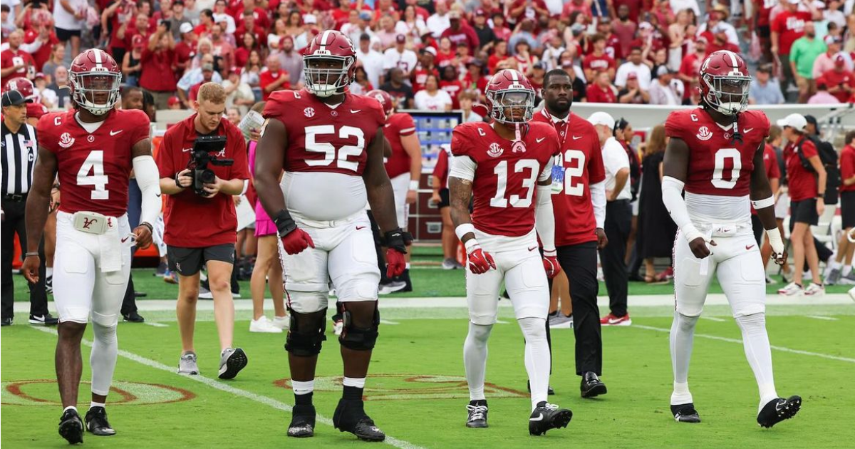 Alabama captains add new patches to uniforms for 2024 season