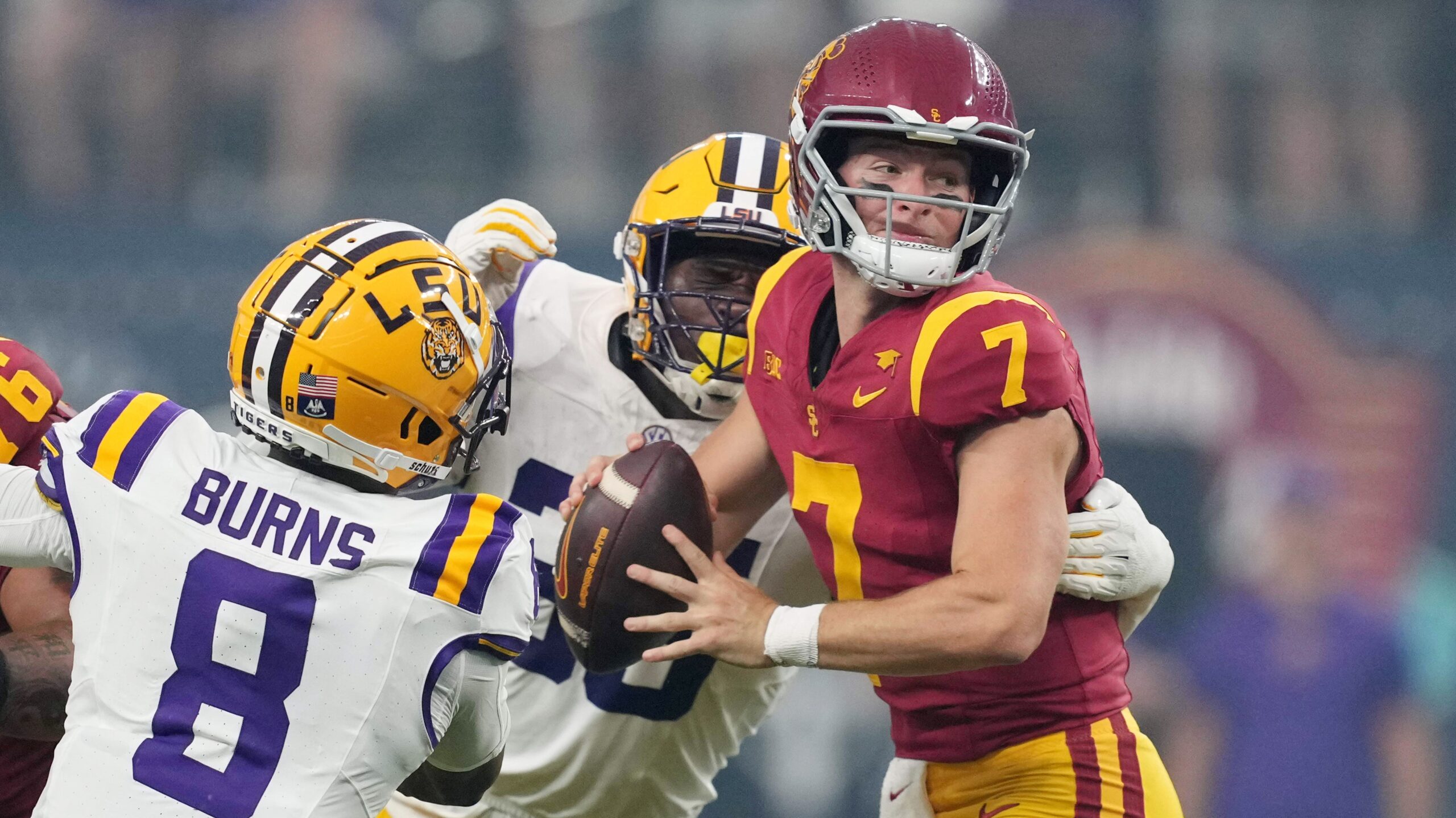 PFF snap counts and grades for LSU's defense vs. USC - On3