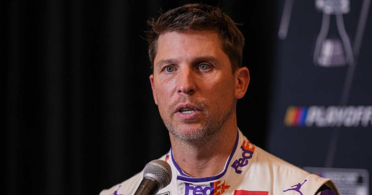 Denny Hamlin reacts to brutal speeding penalties for Martin Truex Jr ...