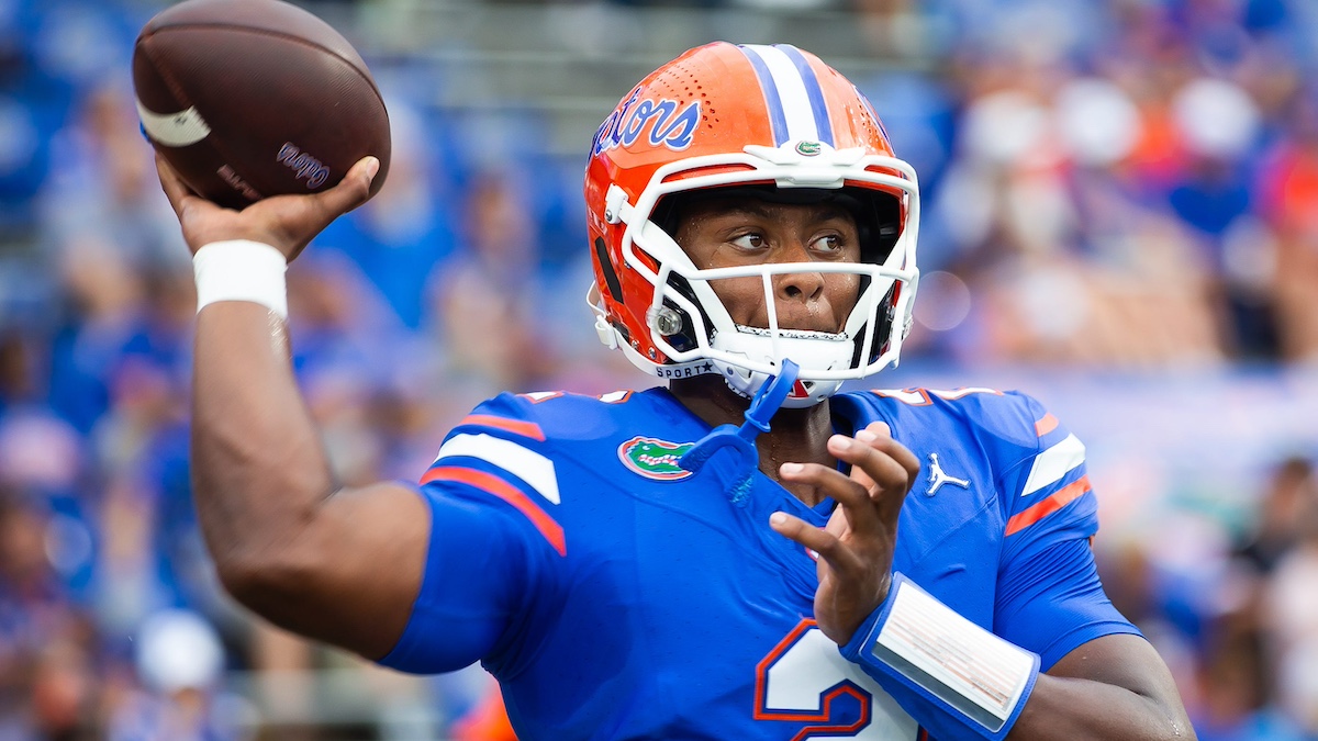 DJ Lagway connects with Tank Hawkins for 1st touchdown as Gators