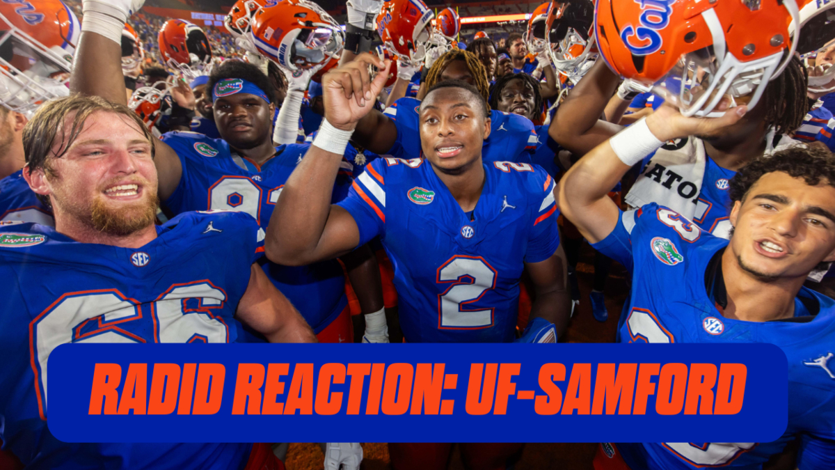Rapid Reaction to the Florida Gators' 45-7 win over Samford