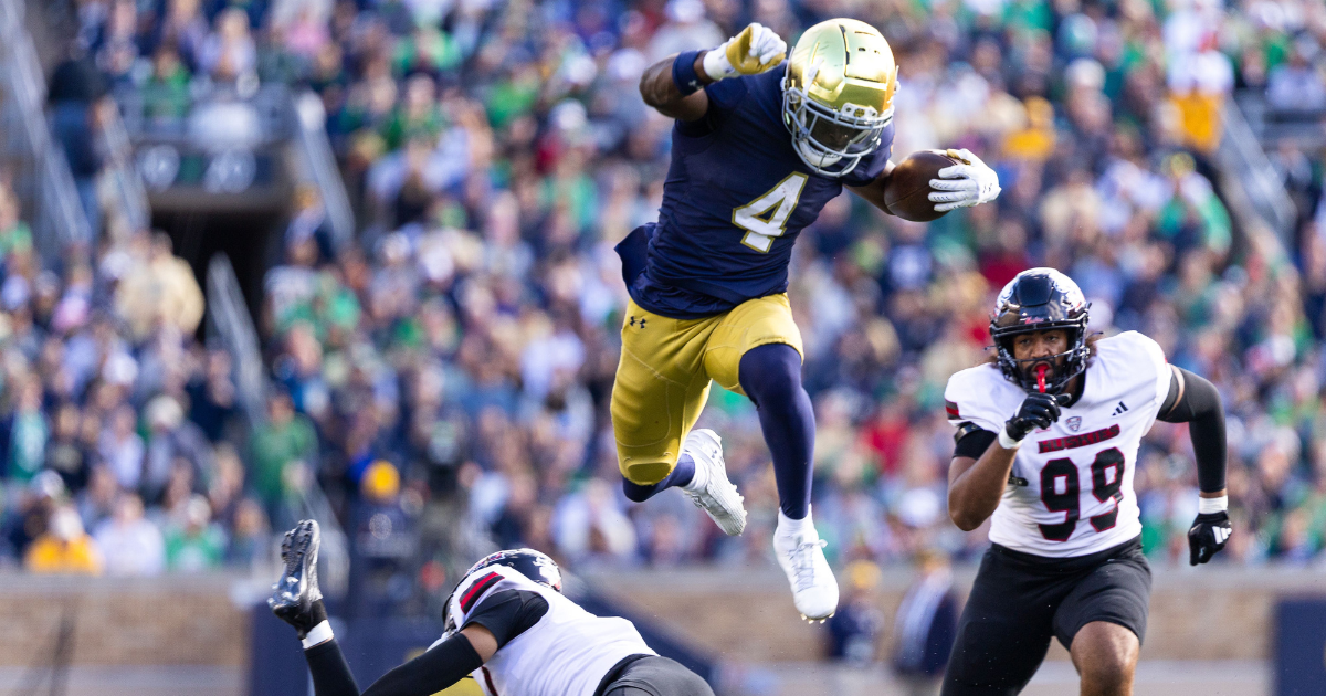 Breaking down PFF grades for the Notre Dame offense in Irish loss to NIU