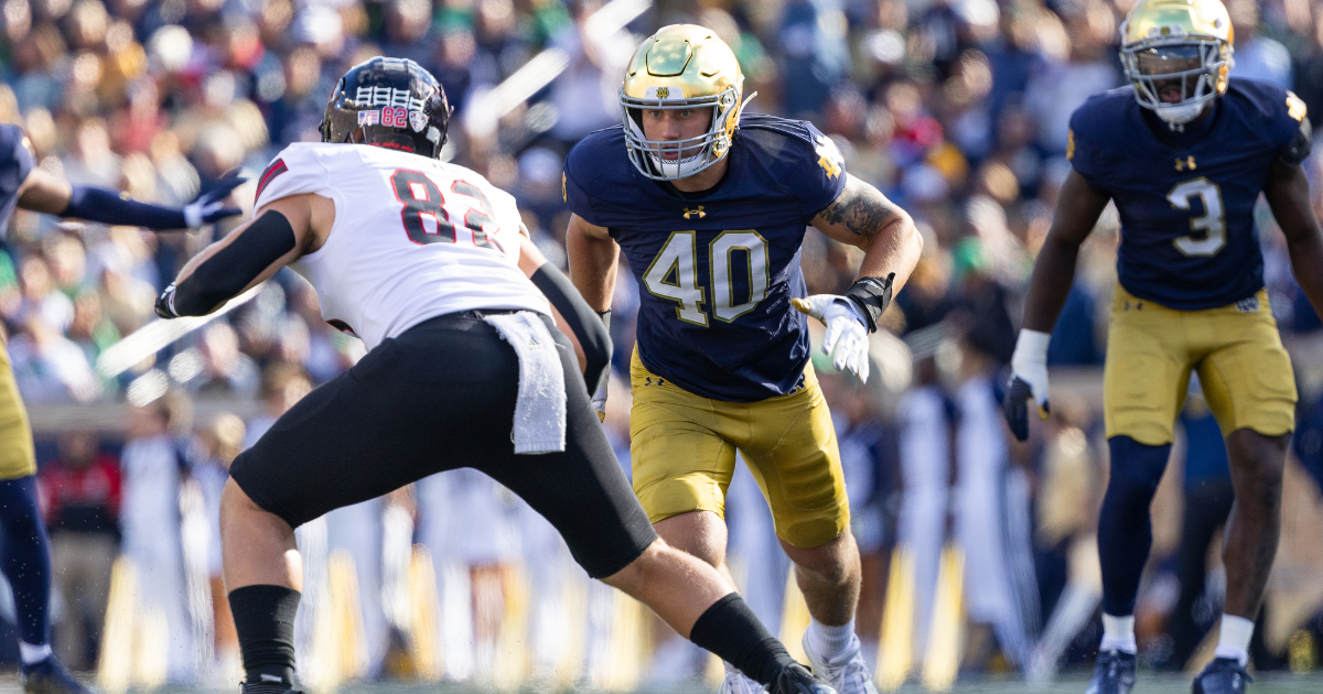 Notre Dame vs. NIU snap counts, participation chart: Defense