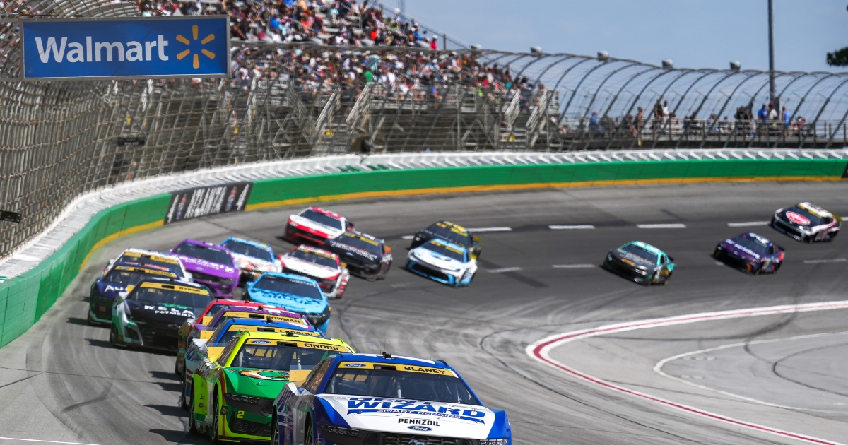 Insiders rip NASCAR for Walmart sign falling on track at Atlanta - On3