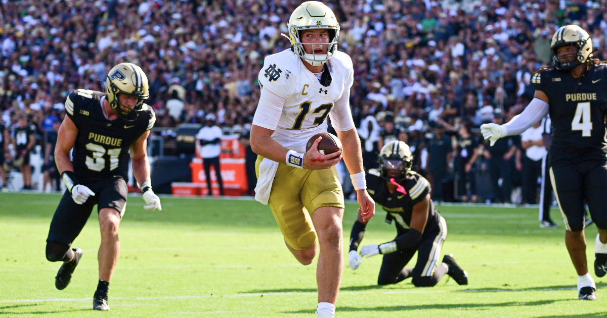Hyde and Singer debate Notre Dame quarterback Riley Leonard