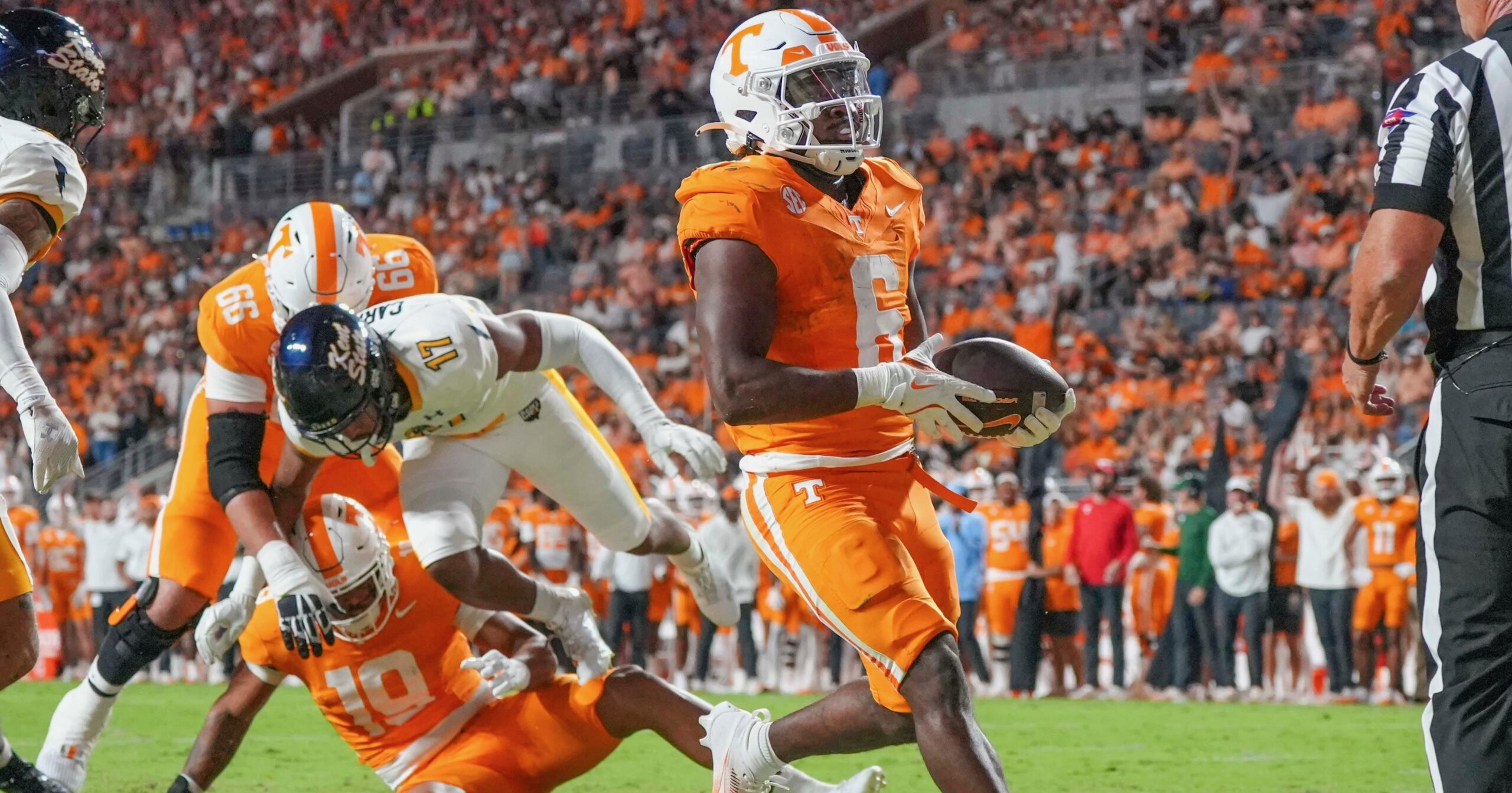 Tennessee Football sets scoring records in romp over Kent State