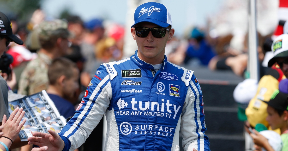 Former NASCAR driver Matt Tifft reacts to getting kicked in face in ...