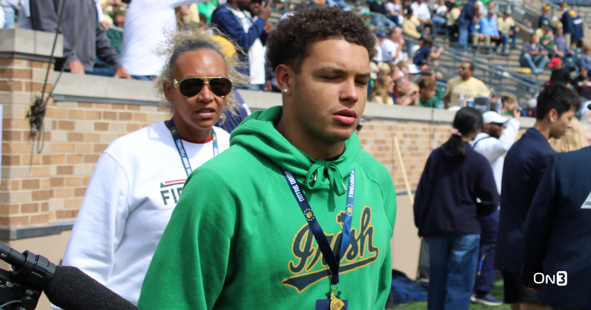 2026 RB Braydon Johnson has Notre Dame 'at the top' after visit