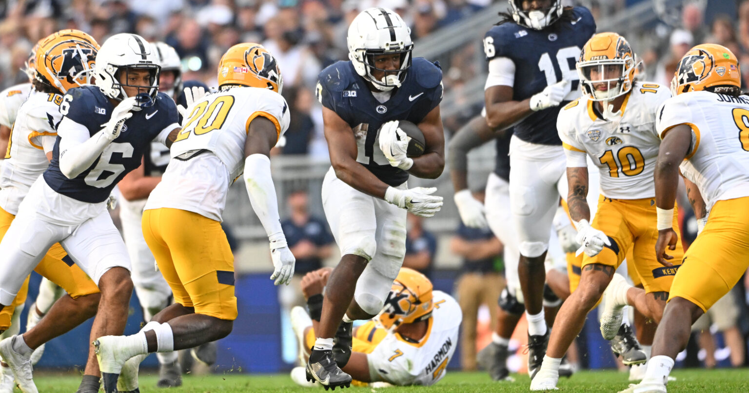 BWI Photos: Penn State stays undefeated after 56-0 romp against Kent State - On3