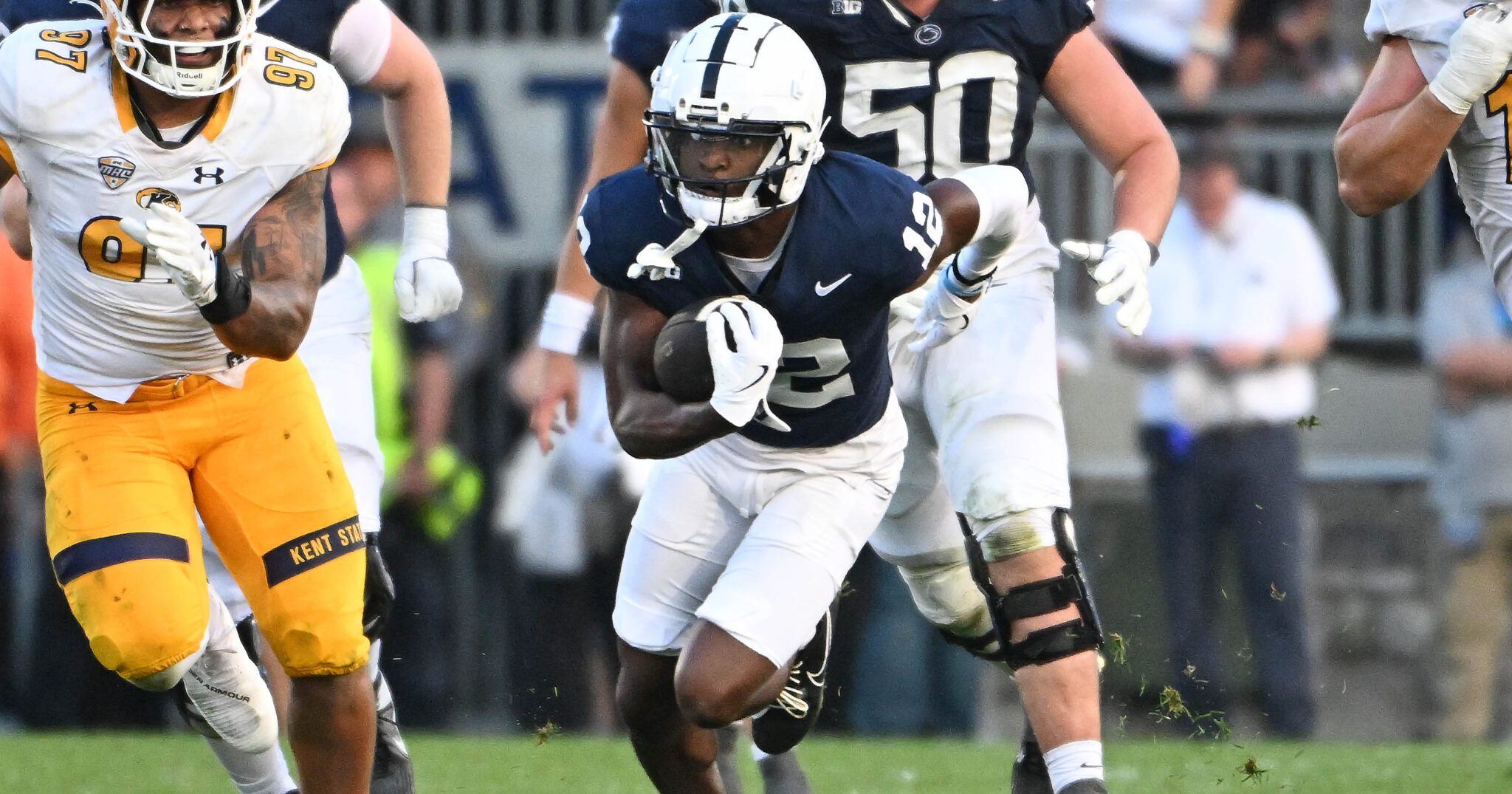 BWI Photos: Penn State stays undefeated after 56-0 romp against Kent State - On3