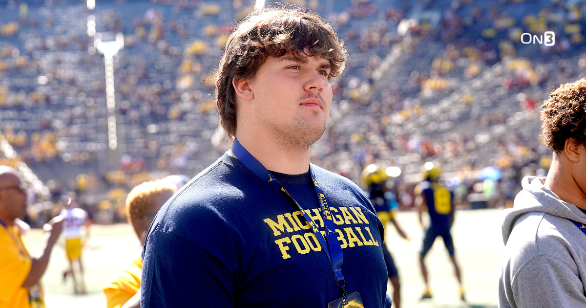 Michigan recruiting: Top 100 OL Tyler Merrill talks visit