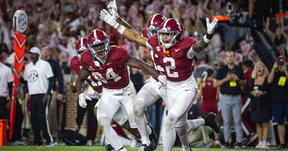 Zabien Brown seals game for Alabama defense with interception