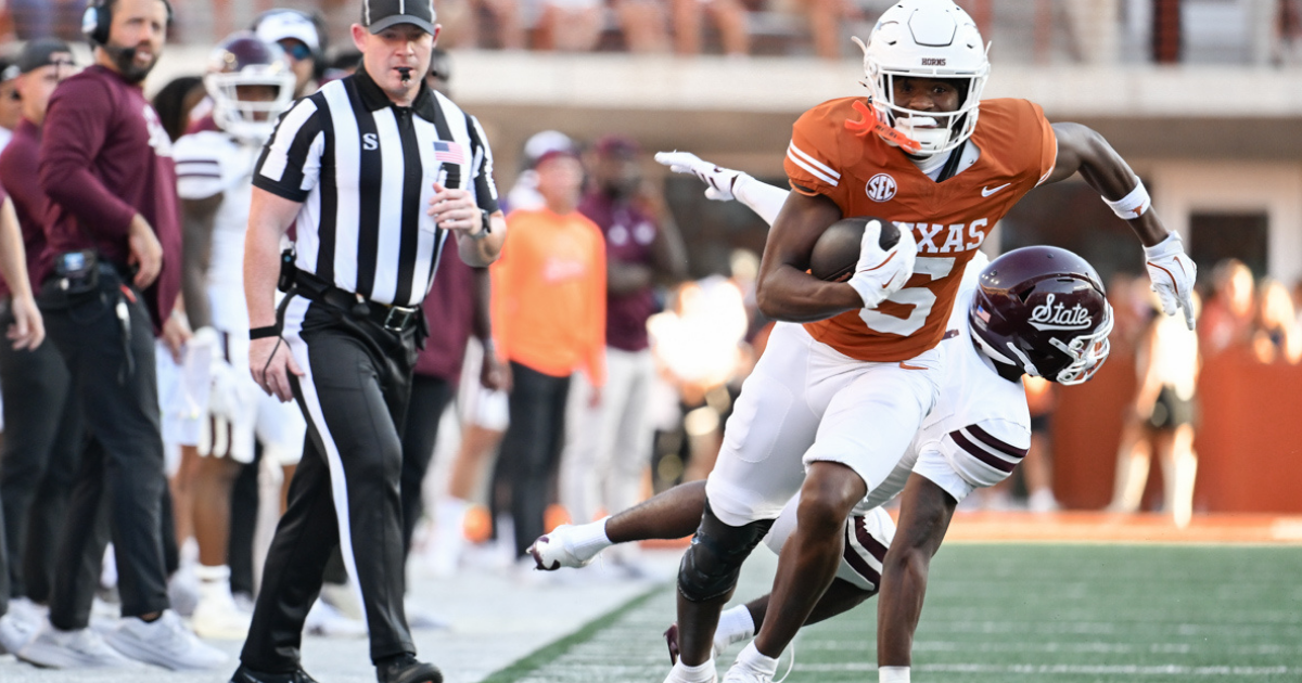Texas freshman wide receiver Ryan Wingo is expected to start versus ...
