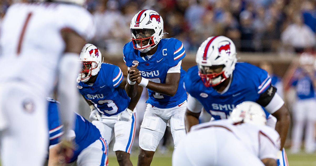 SMU QB Kevin Jennings sees EA Sports College Football 25 rating rise - On3