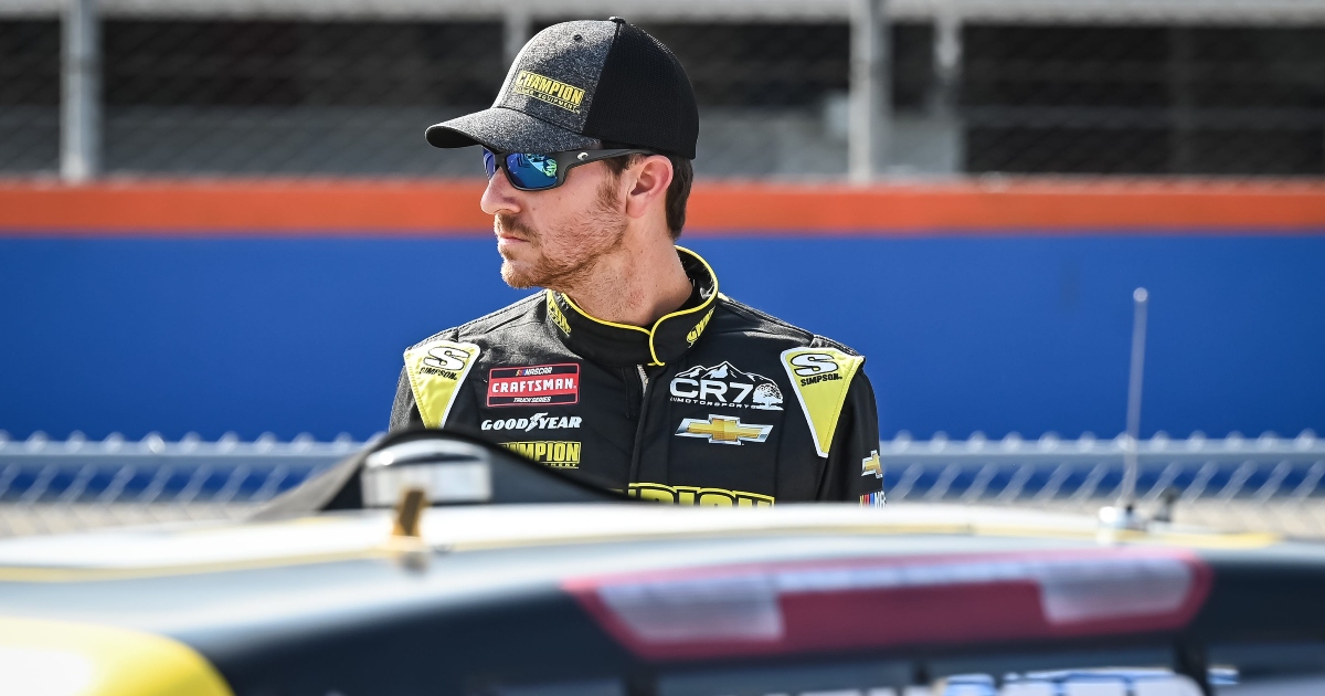 Grant Enfinger wins at Talladega as the field wrecks, punches ticket to ...