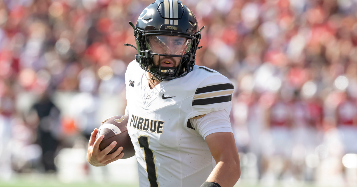 Purdue QB Hudson Card to miss Illinois game - On3