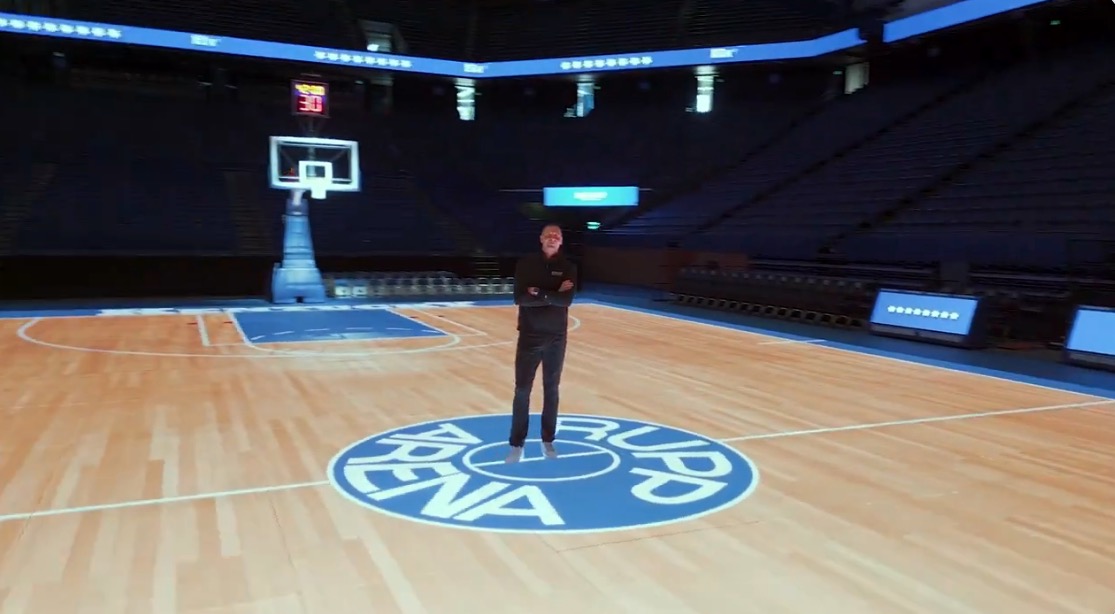 Mark Pope unveils retro Rupp Arena court with ASB GlassFloor ahead of ...