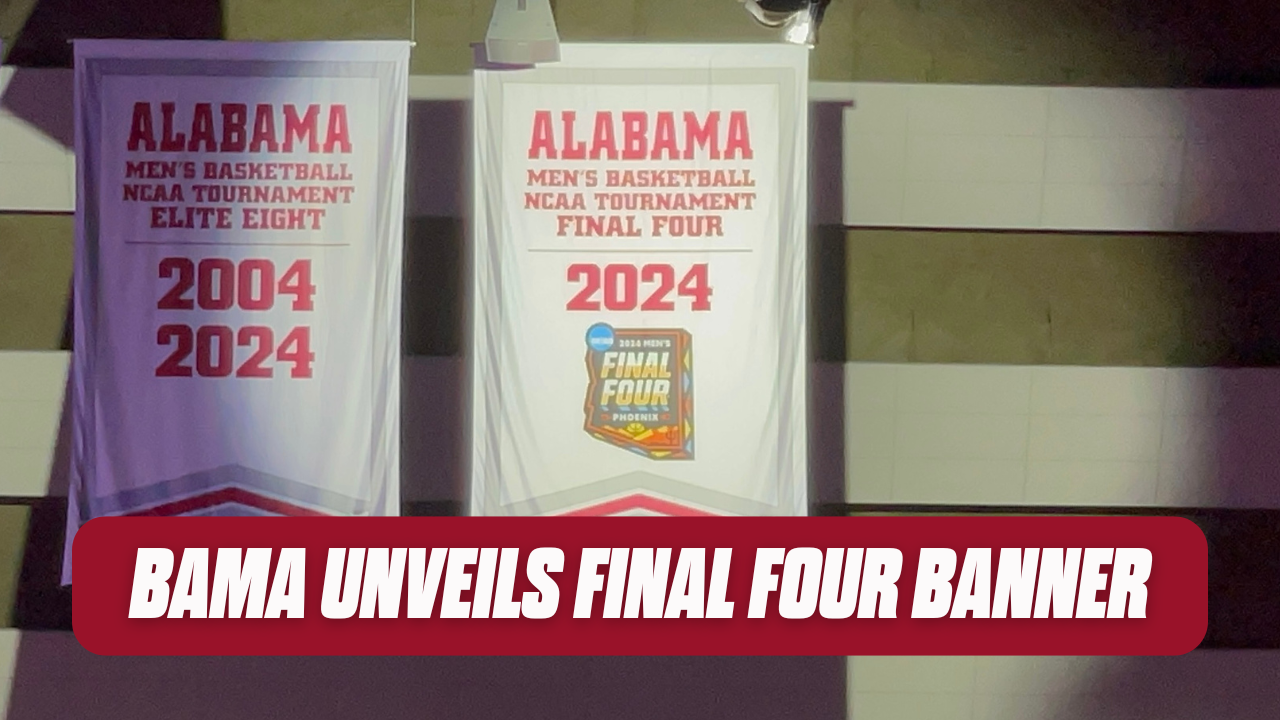 Watch: Alabama unveils Final Four banner at Coleman Coliseum