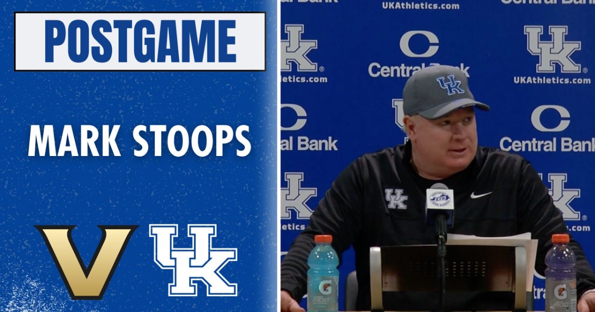 WATCH: Mark Stoops' Press Conference after Kentucky's loss to Vanderbilt