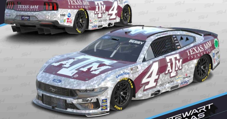 Chase Briscoe to debut Texas A&M NASCAR paint scheme at Las Vegas