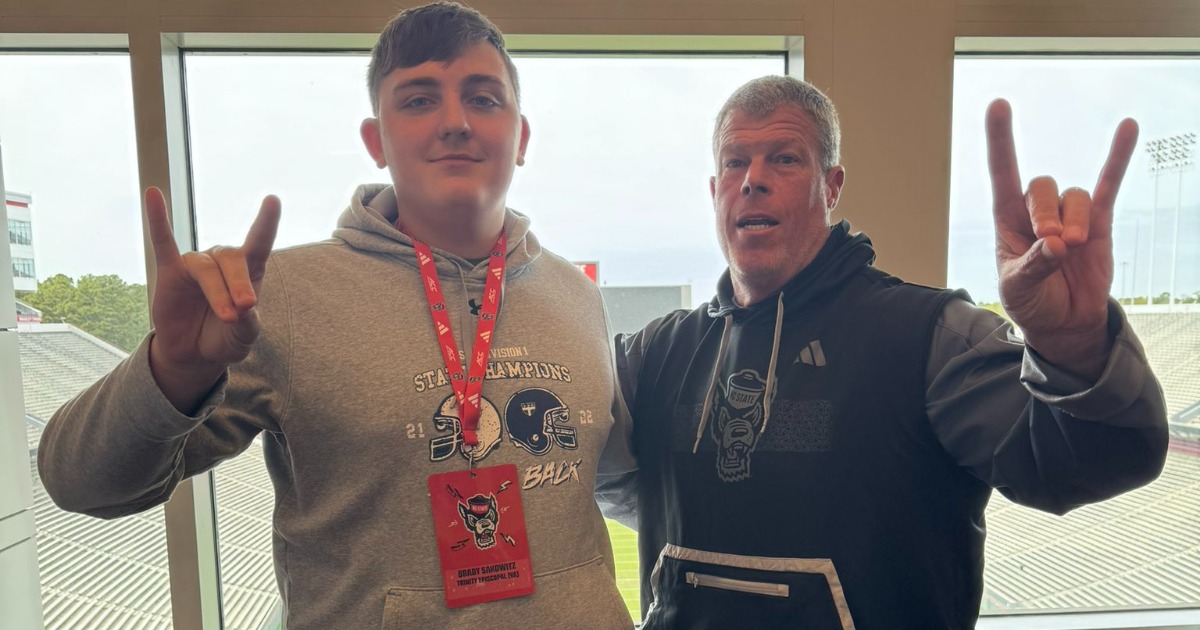 NC State 'just felt like home' to 3-star OT Brady Sakowitz - On3