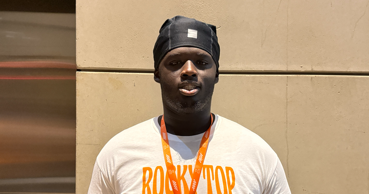 Coveted OL Brandon Anderson high on Vols following latest visit - On3