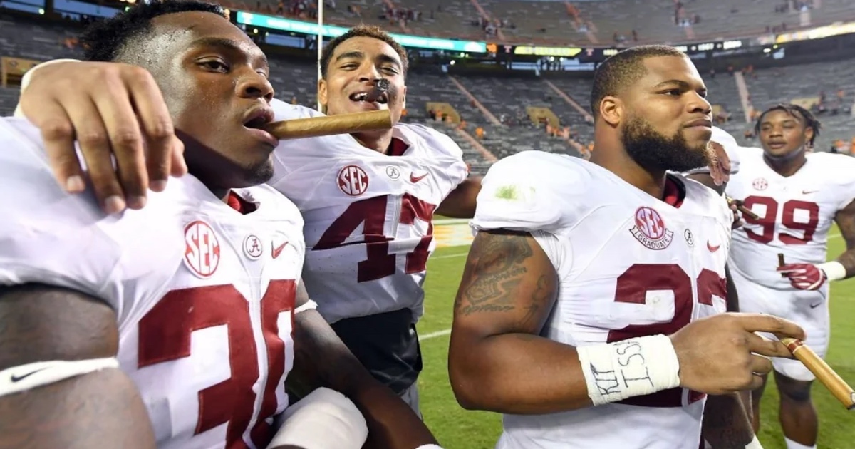 Greg McElroy makes surprising pre-NIL revelation of cigar tradition in ...