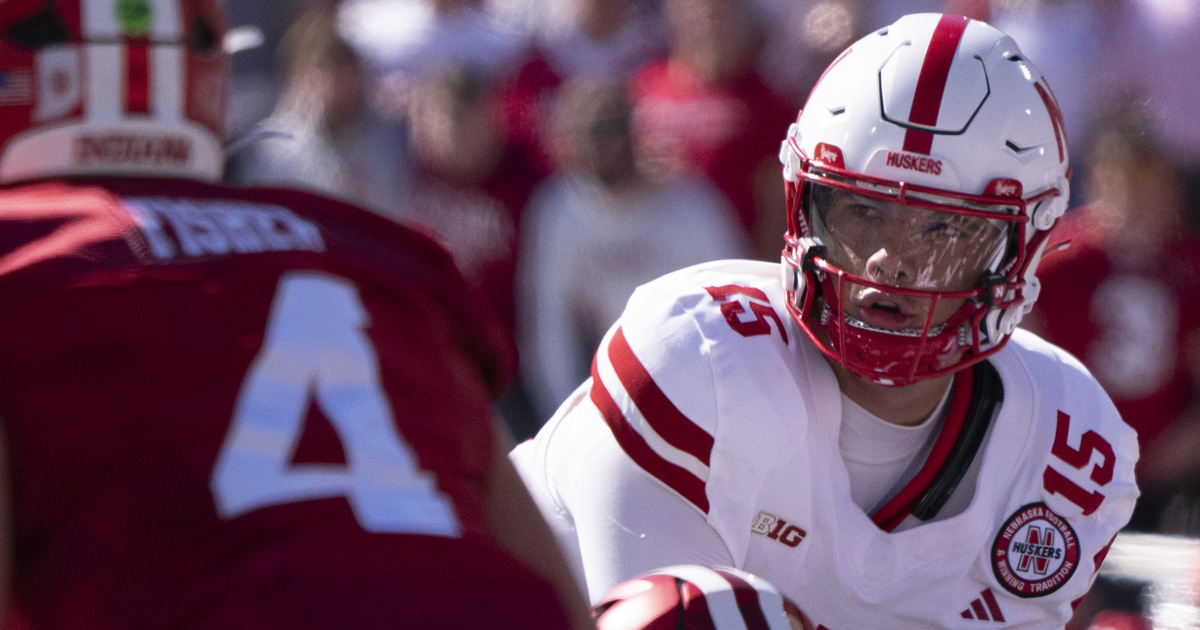 PFF snap counts and grades for Nebraska's offense vs. Indiana - On3