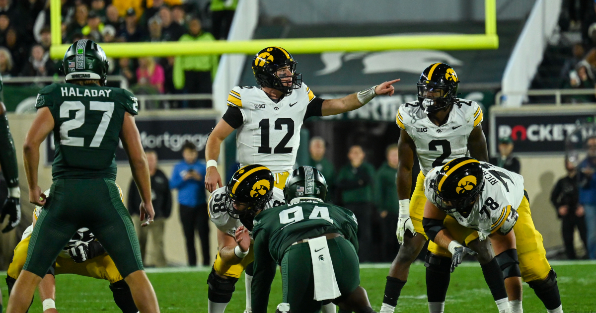 PFF Grades - Iowa Offense vs. Michigan State - On3
