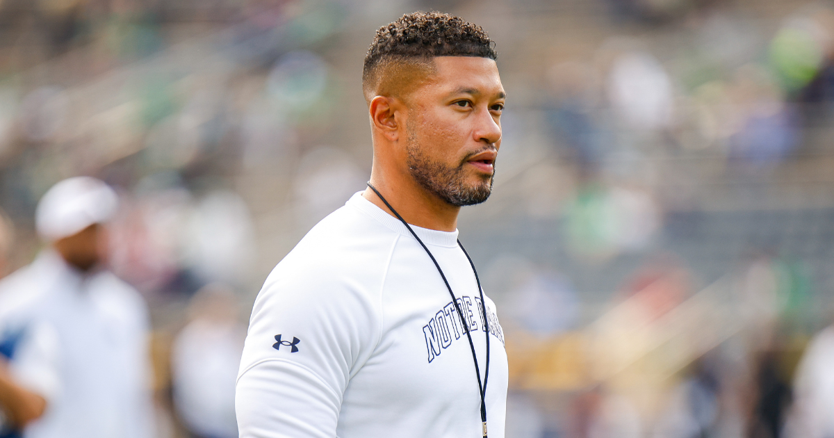 What Notre Dame coach Marcus Freeman said before Navy game