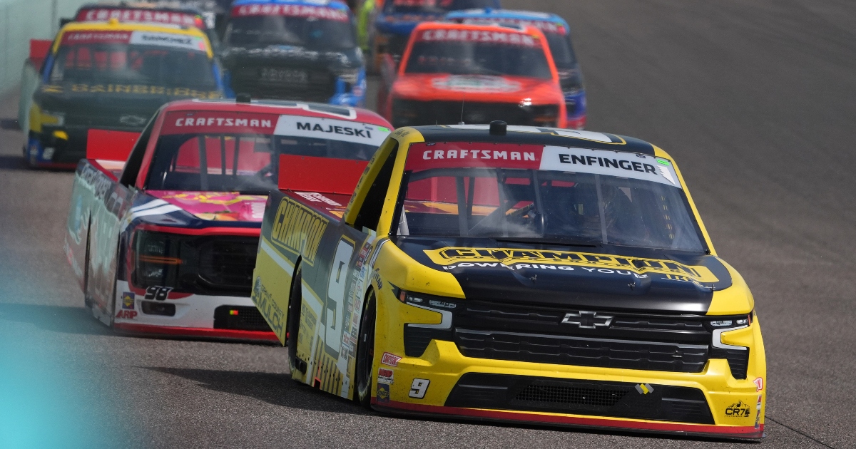Grant Enfinger goes back-to-back, wins Homestead-Miami Truck Series race