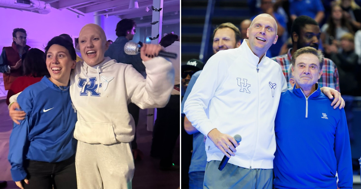 Kentucky fans dressed up as Mark Pope and Rick Pitino for a Halloween ...