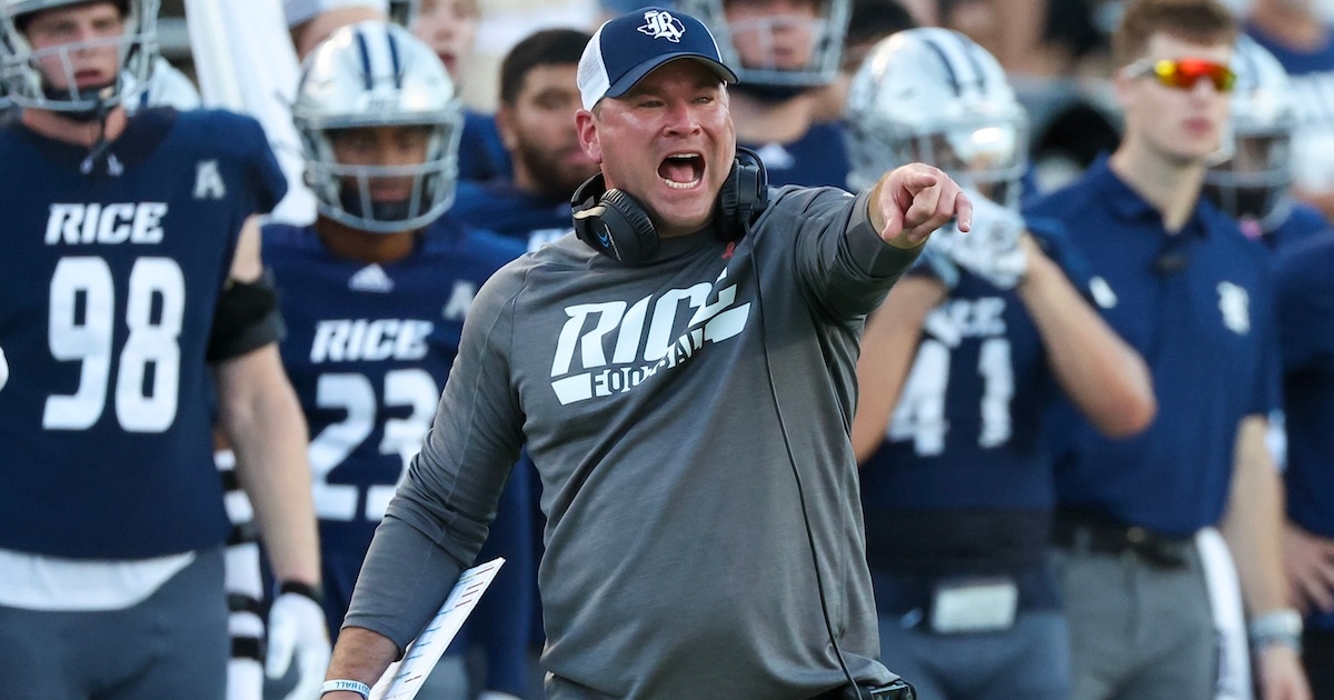 Report: Rice fires head football coach Mike Bloomgren after seven ...