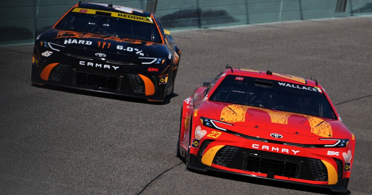 Bubba Wallace congratulates Tyler Reddick after massive win at ...