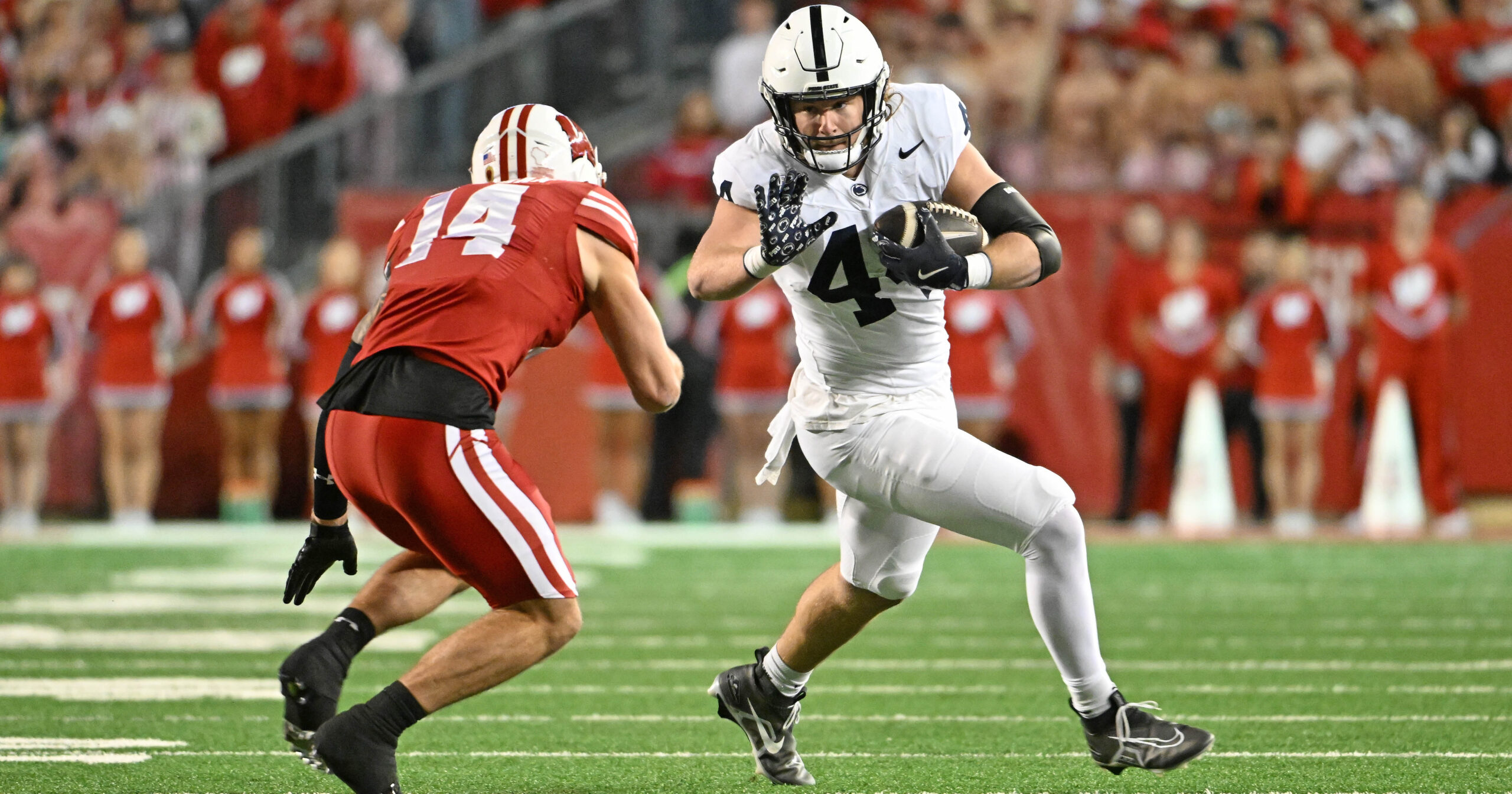 James Franklin claims Tyler Warren as best TE in college football is ...