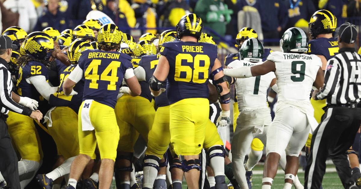 Big Ten releases statement on Michigan-Michigan State fight - On3
