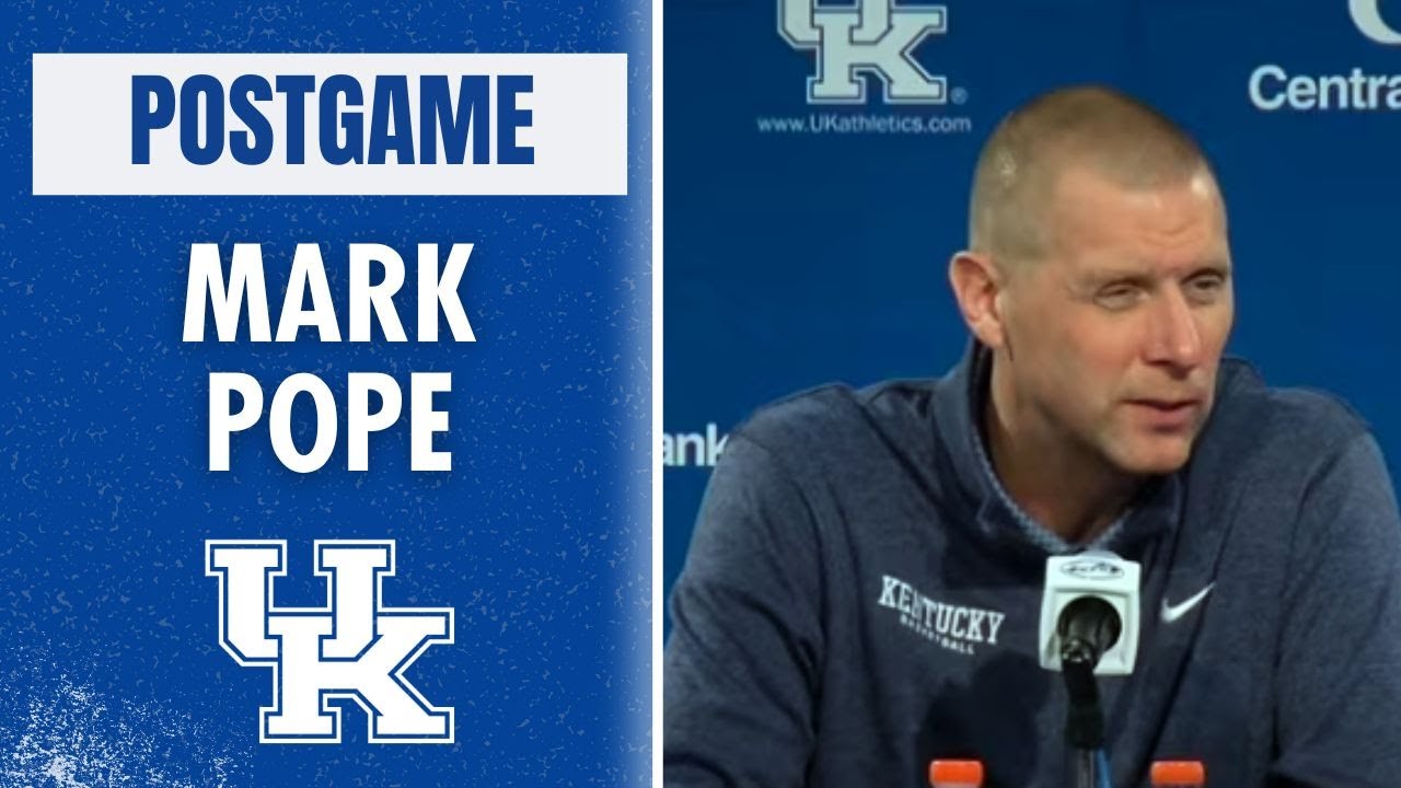 WATCH: Mark Pope, Kentucky players recap 98-67 win over Minnesota State ...
