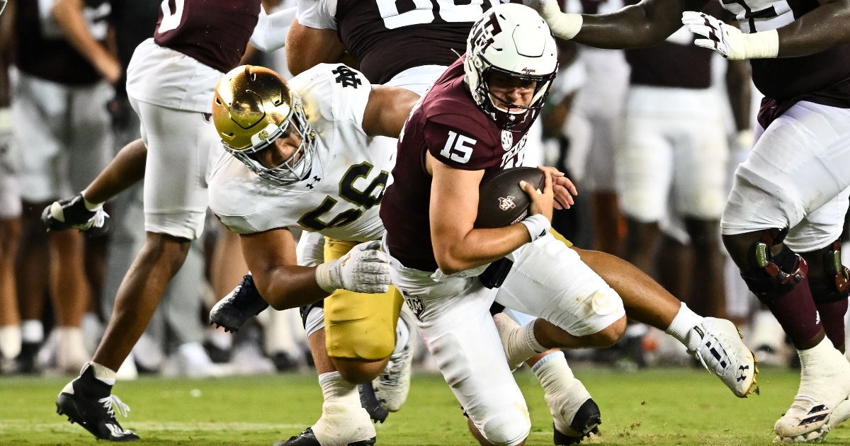 Heather Dinich reveals how Texas A&M's win-loss record impacts Notre ...